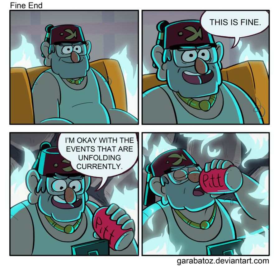 Weirdmaggedon - This is Fine | This Is Fine | Know Your Meme