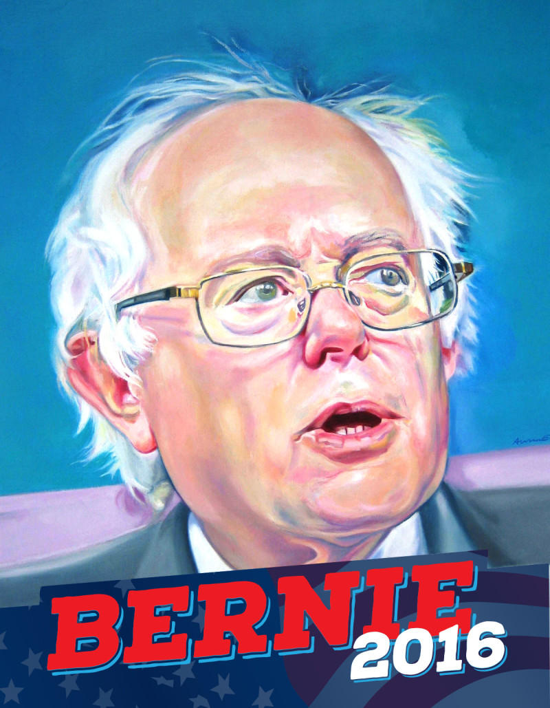 Bernie Sanders 2016 Portrait | Bernie Sanders | Know Your Meme