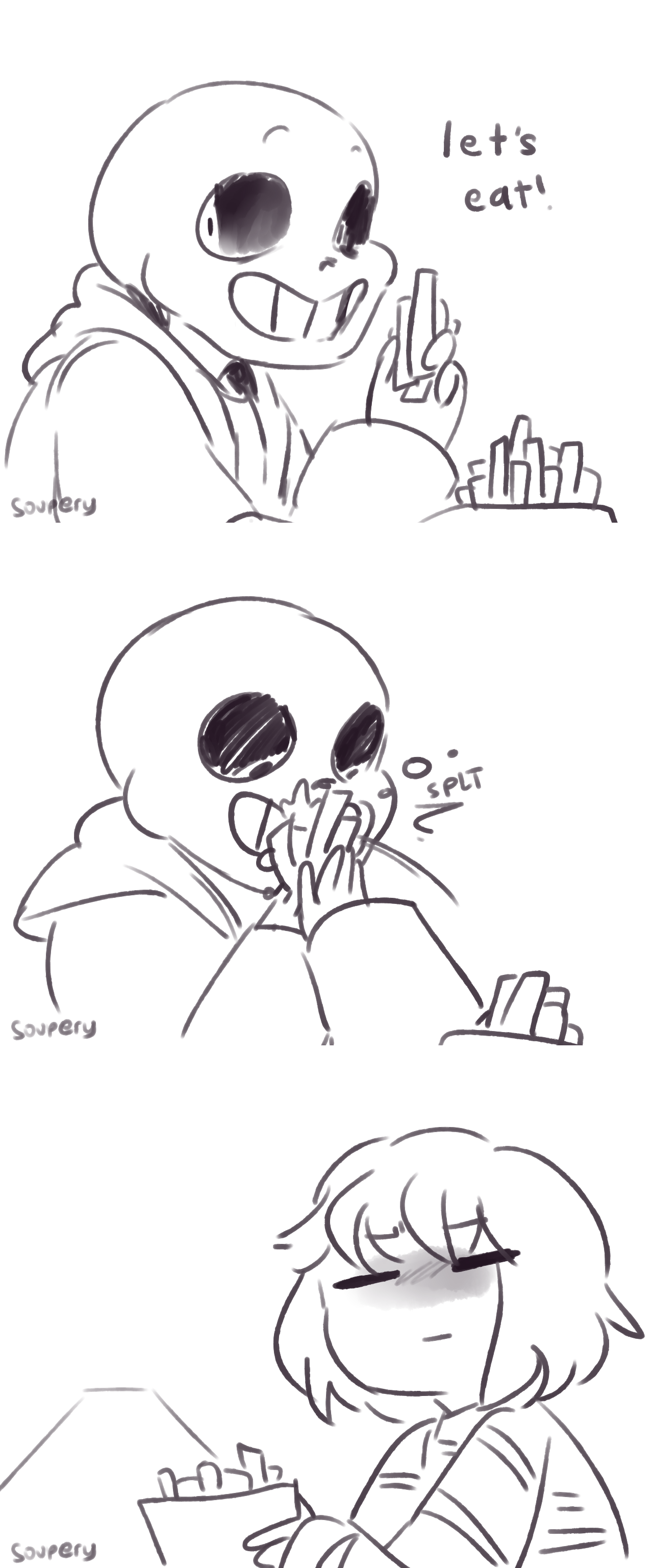 How do skeletons eat? | Undertale | Know Your Meme