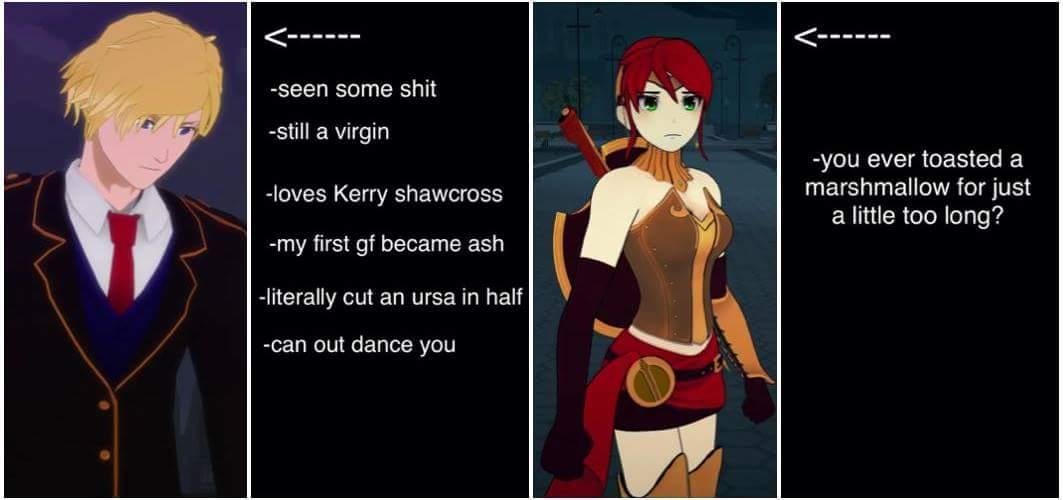 Jaune and Pyrrha | RWBY | Know Your Meme