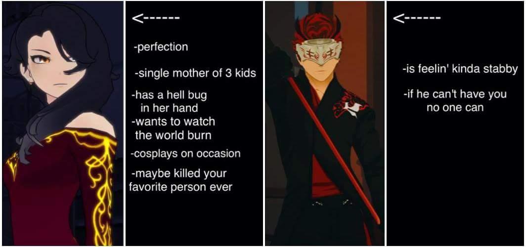 Cinder and Adam | RWBY | Know Your Meme