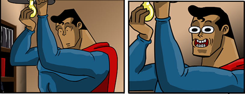 When you realize you can fly... | Superman | Know Your Meme