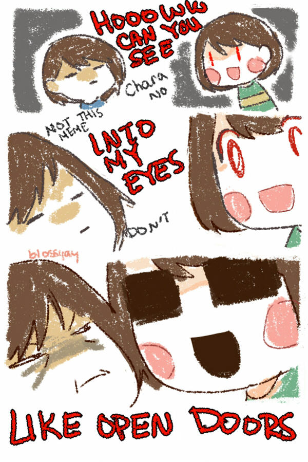 you have special eyes | Undertale | Know Your Meme