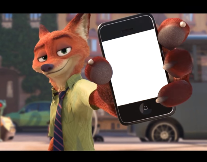 Nick Wilde Phone Exploitable | Zootopia | Know Your Meme