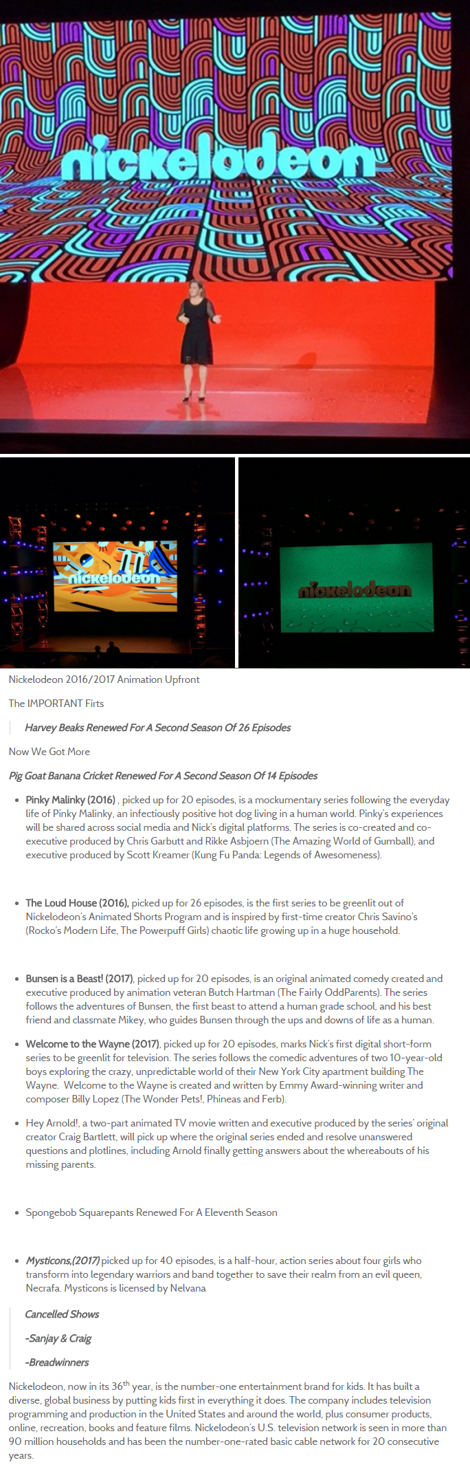 Nickelodeon Upfront 2016 | Nickelodeon | Know Your Meme