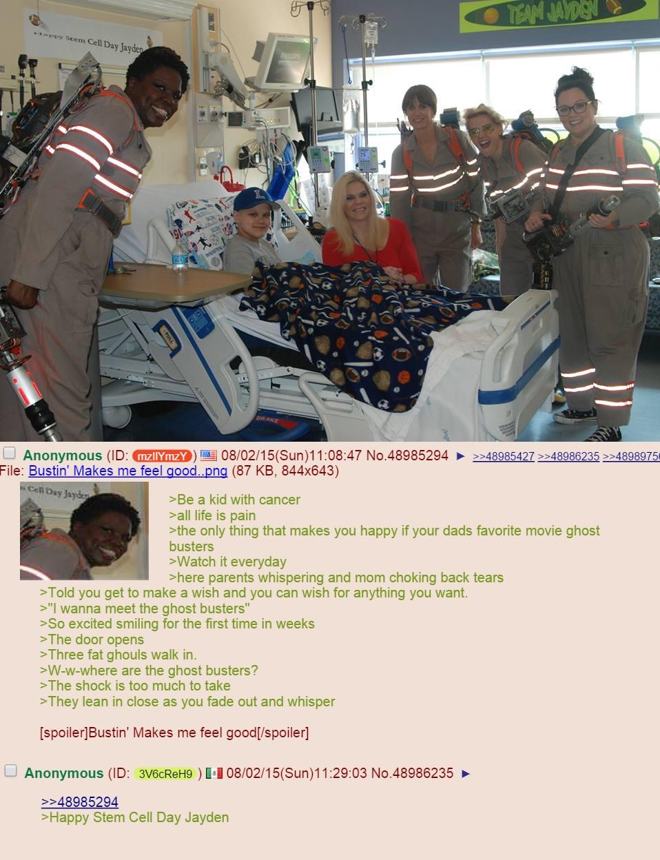 Greentext. | Ghostbusters Hospital Visit | Know Your Meme