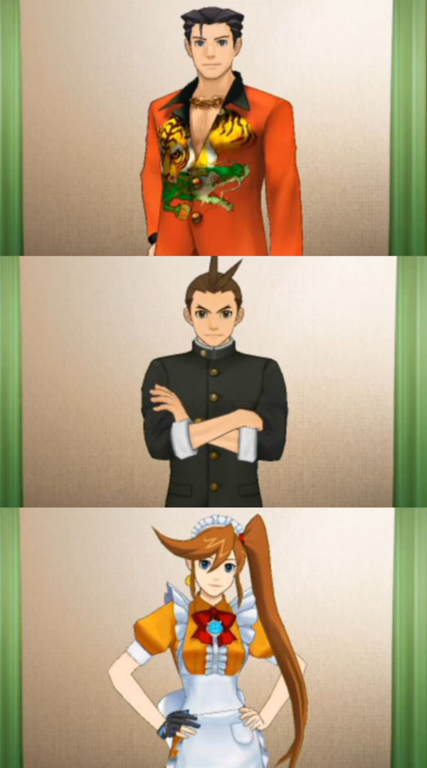 AA6 Alt. Outfits | Phoenix Wright: Ace Attorney | Know Your Meme