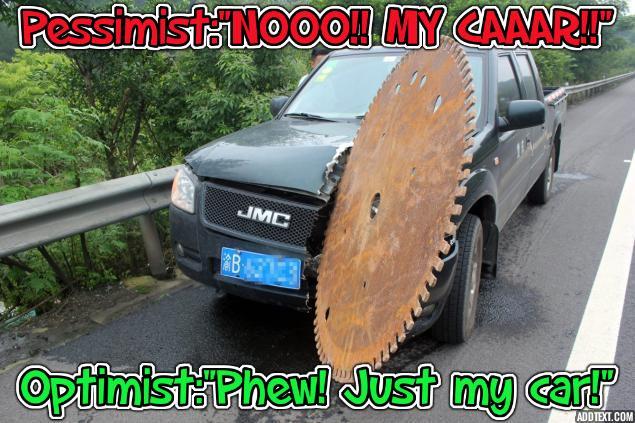 Pessimism Vs Optimism | Image Macros | Know Your Meme