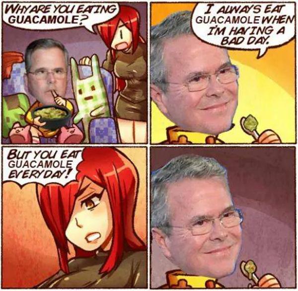 Jeb's Guacamole | Why Are You Eating Ice Cream? | Know Your Meme