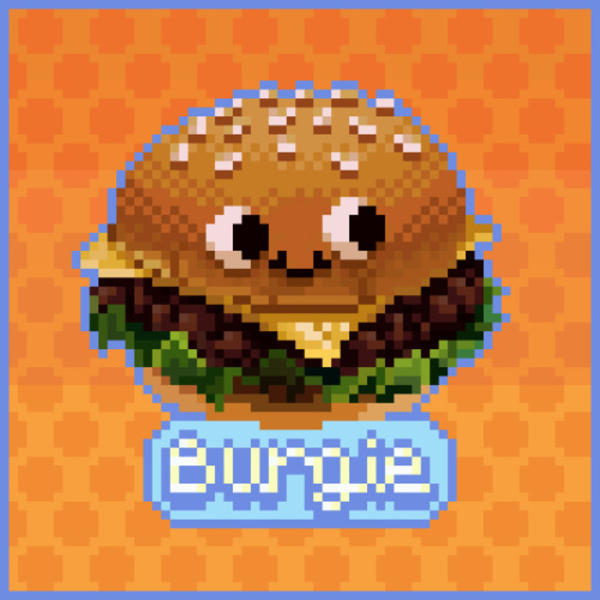 Burgie Pixel Art by tootsie | Burgie | Know Your Meme