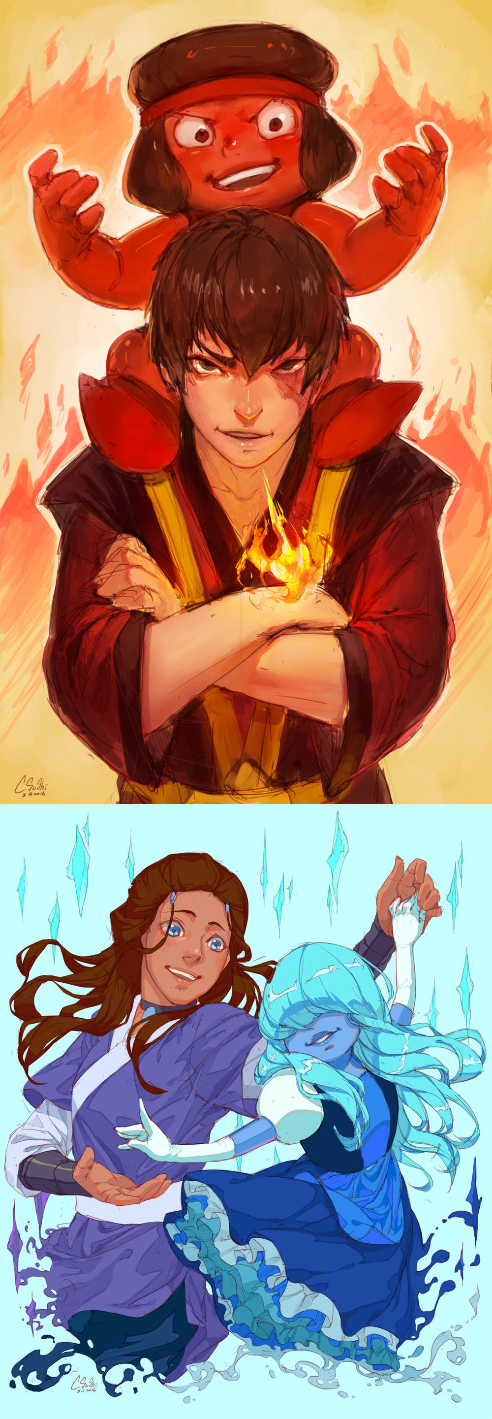 Fire and Ice | Steven Universe | Know Your Meme