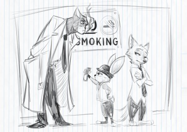 I'm seeing a lot of Blacksad in this fandom | Zootopia | Know Your Meme