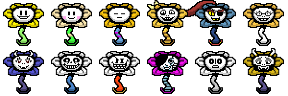 Floweytale-Where Everyone is a flower | Undertale | Know Your Meme