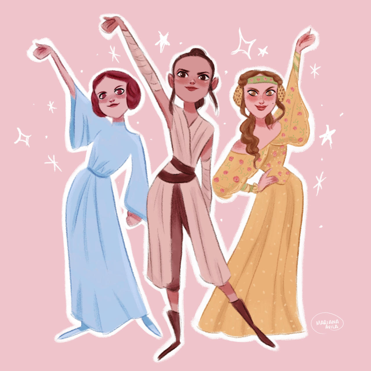 Star Wars girls | Star Wars | Know Your Meme