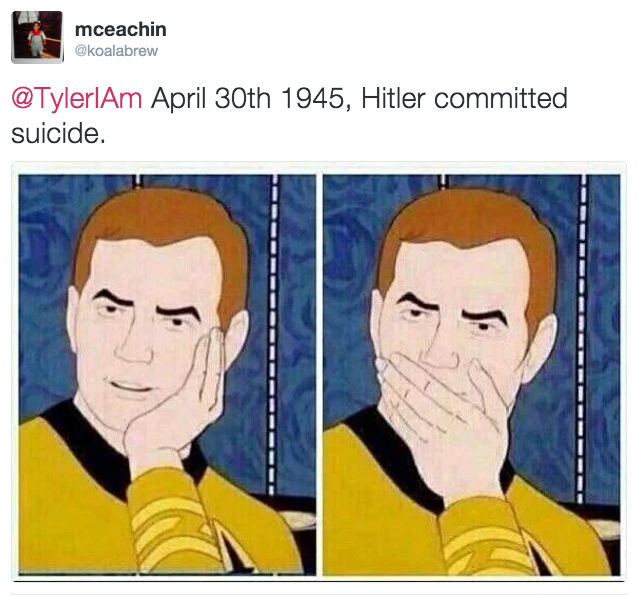 Hitler Commits Suicide (April 30th, 1945) | #MemeHistory | Know Your Meme