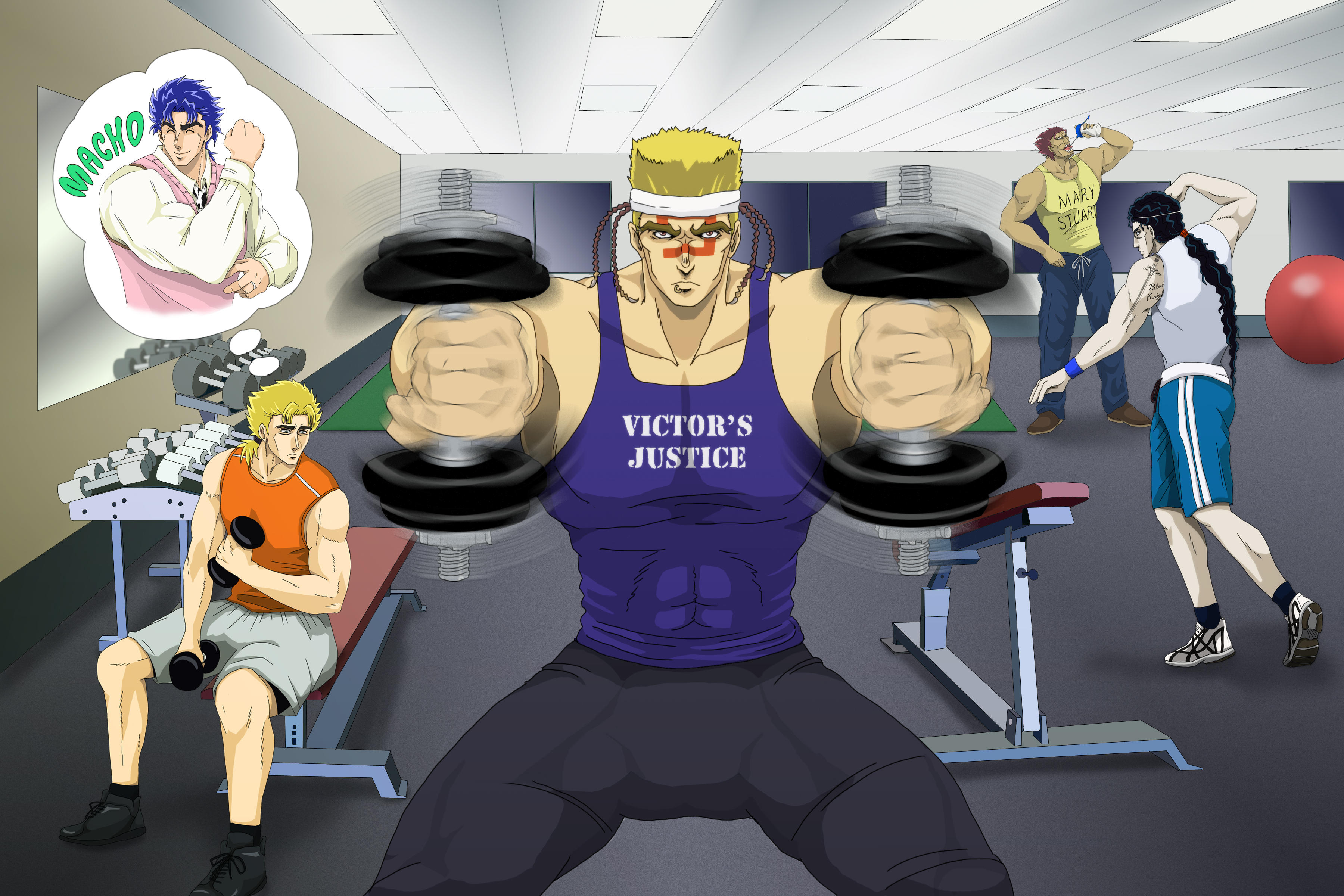 Even Speedwagon Is Afraid of the Gym! | JoJo's Bizarre Adventure | Know ...