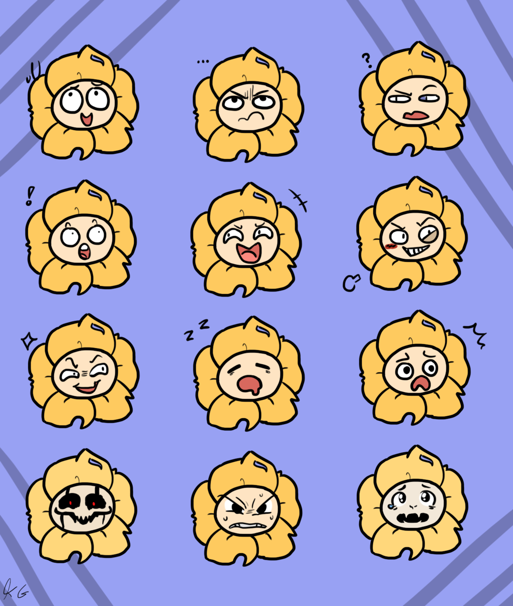 flowery faces | Undertale | Know Your Meme