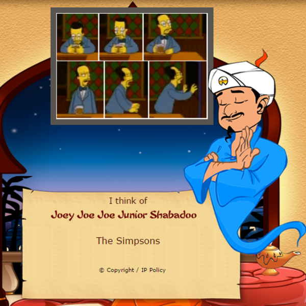 Joey Joe Joe | Akinator | Know Your Meme