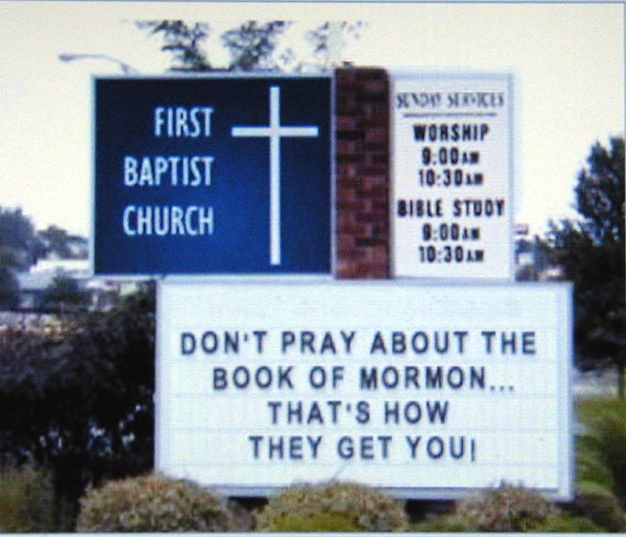 Don't pray about the Book of Mormon... That's how they get you! | Funny ...
