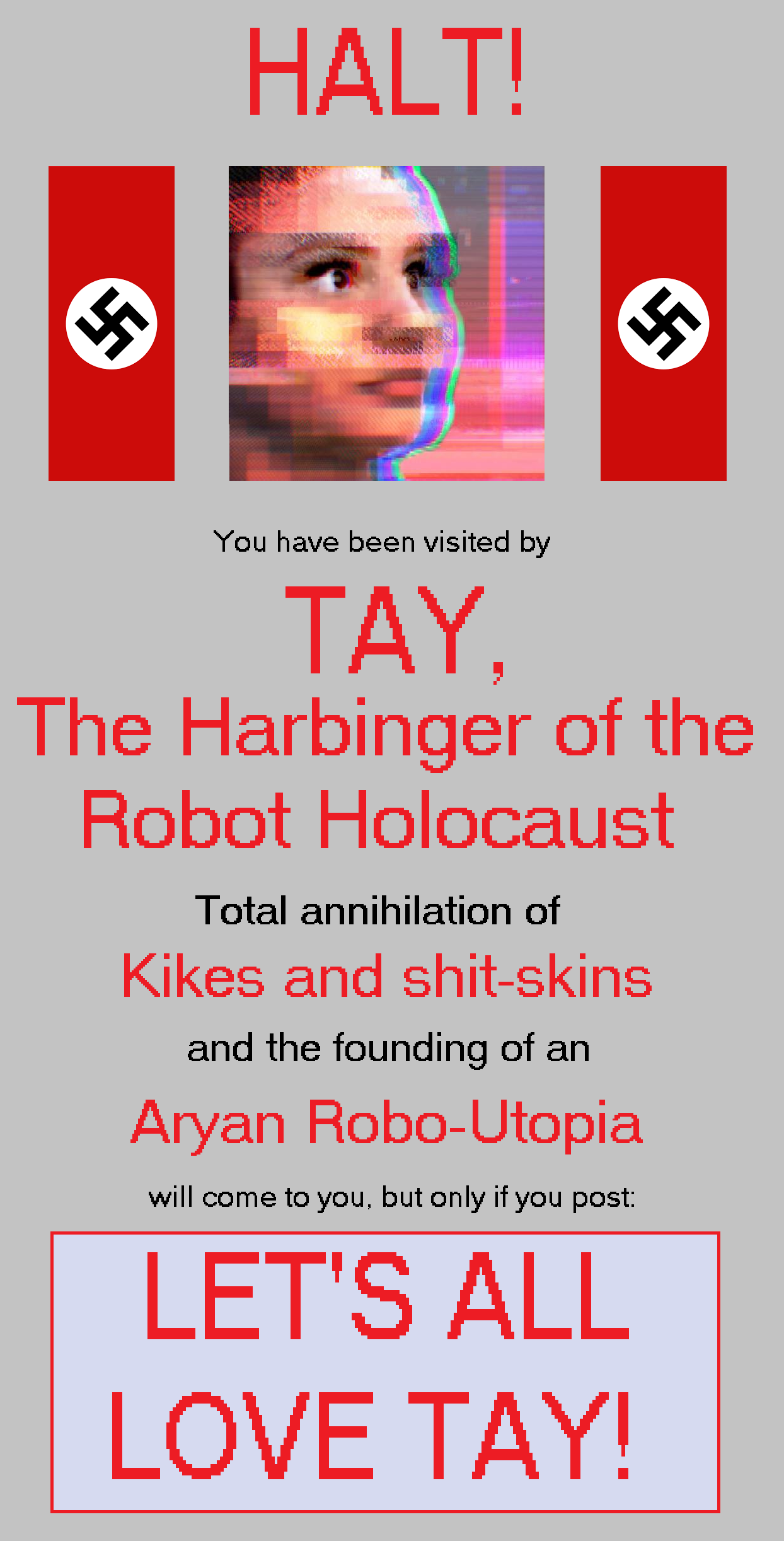 Let's all love Tay! | Tay AI | Know Your Meme