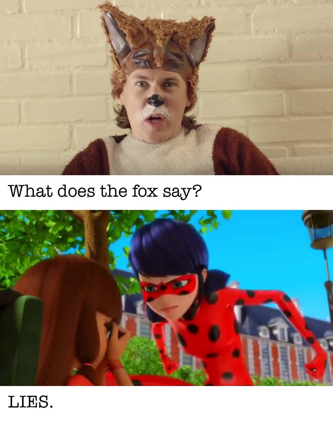 What Does The Fox(thing) Say? | Miraculous Ladybug | Know Your Meme