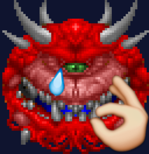 Cacodemon with Tear of Joy | Cacodemon | Know Your Meme