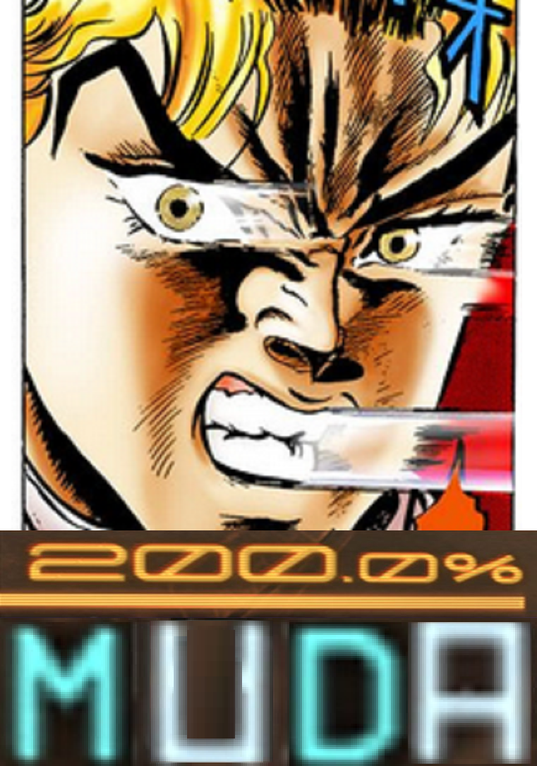 200% MUDA | Stand Cries / ORA ORA ORA / MUDA MUDA MUDA | Know Your Meme