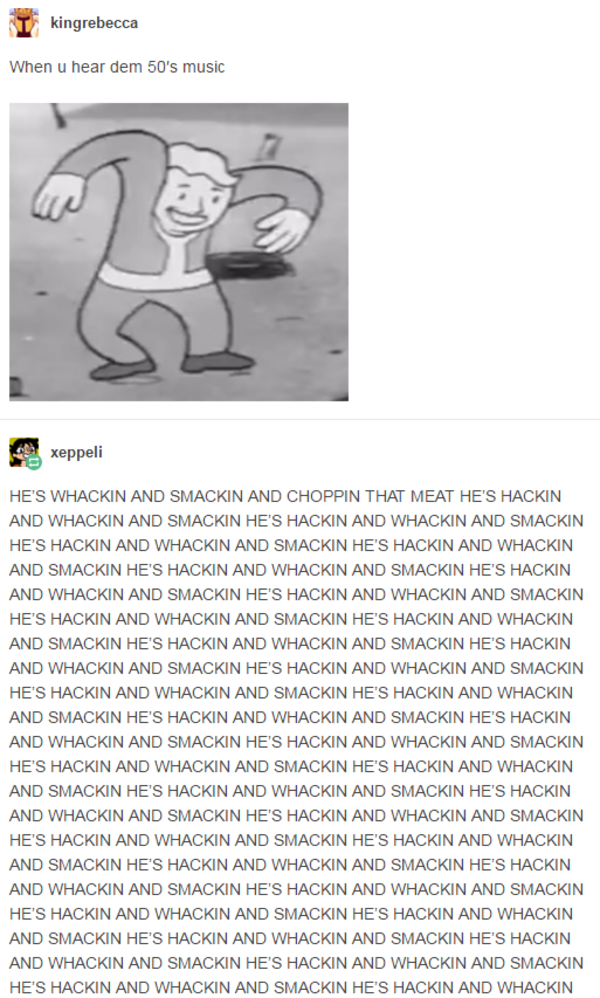 when you hear them 50s music | Fallout | Know Your Meme