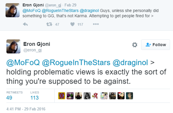 Eeron Gjoni Tweet | Alison Rapp's Harassment Controversy | Know Your Meme