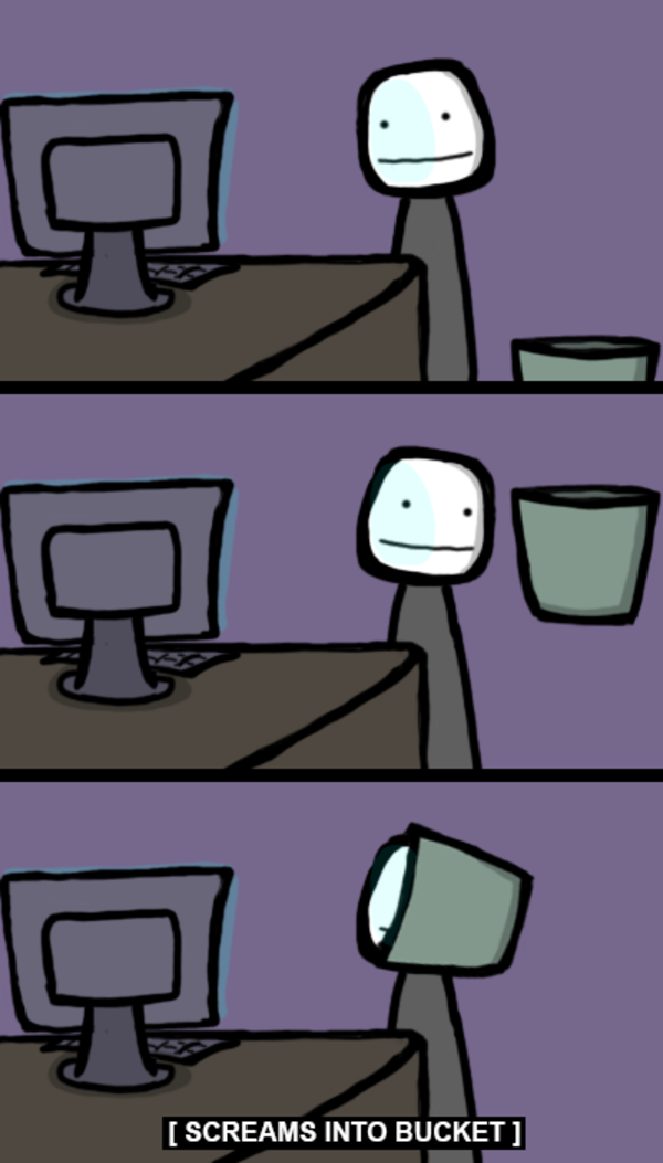 Sometimes you just need to let it all out. | Computer Reaction Faces ...