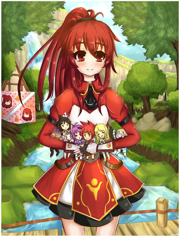 Elesis and mini Elgang | Elsword | Know Your Meme