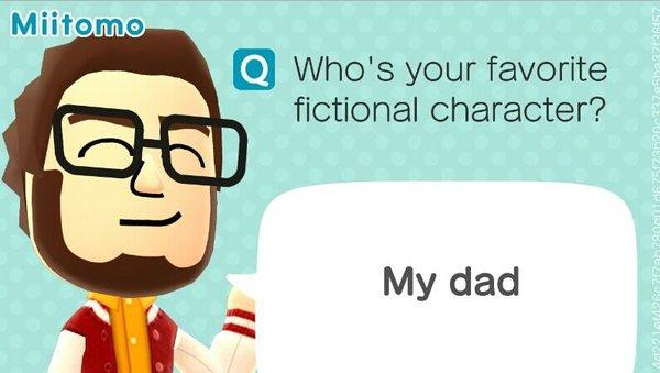 My dad | Miitomo | Know Your Meme
