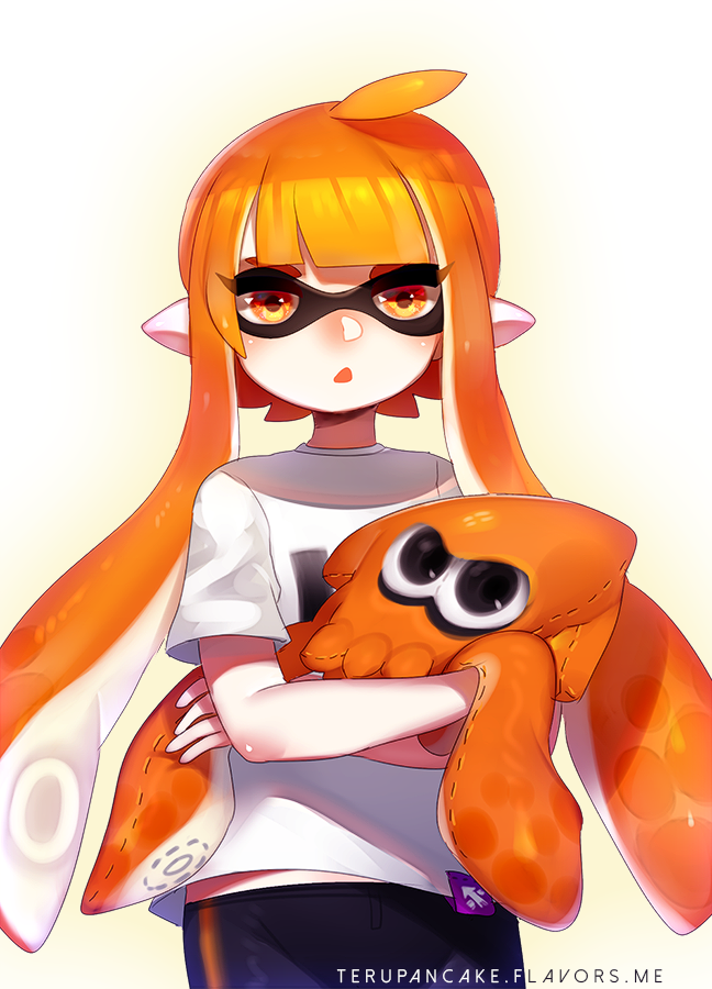 A kid holds a squid. | Splatoon | Know Your Meme