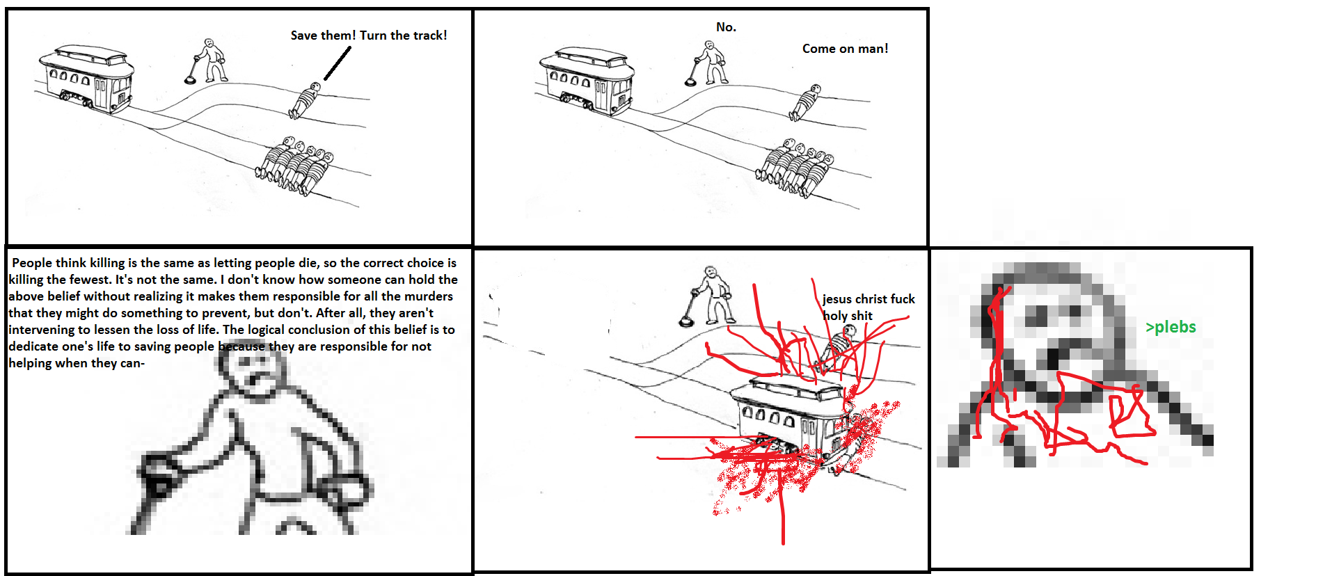 A real conundrum | The Trolley Problem | Know Your Meme
