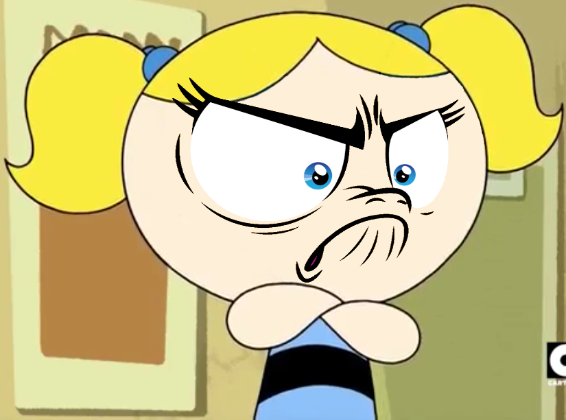 She Looks Angry | Bubbles No Me Gusta | Know Your Meme