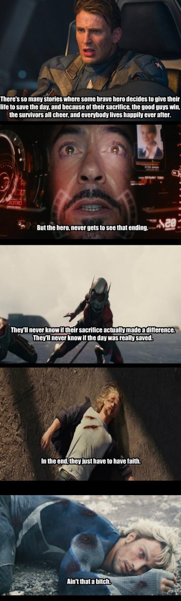 SACRIFICE | Marvel Cinematic Universe (MCU) | Know Your Meme