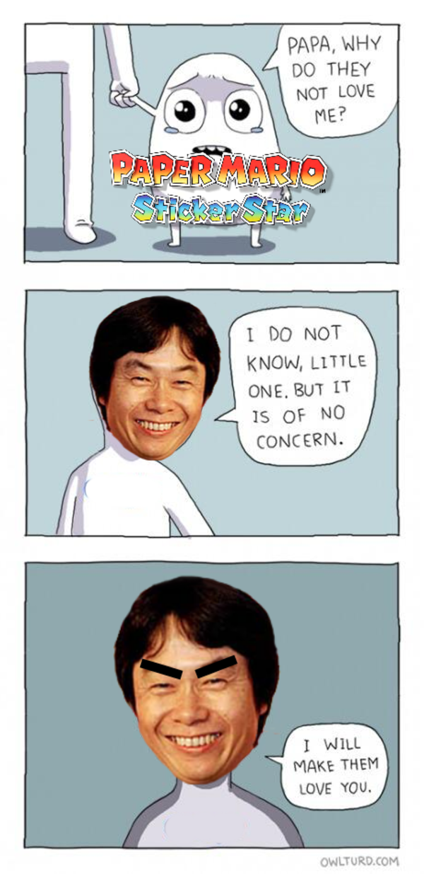 Miyamoto in a nutshell | Paper Mario | Know Your Meme