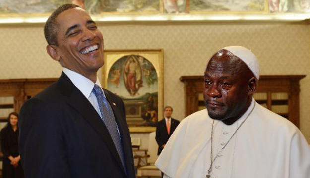 The Pope | Crying Michael Jordan | Know Your Meme