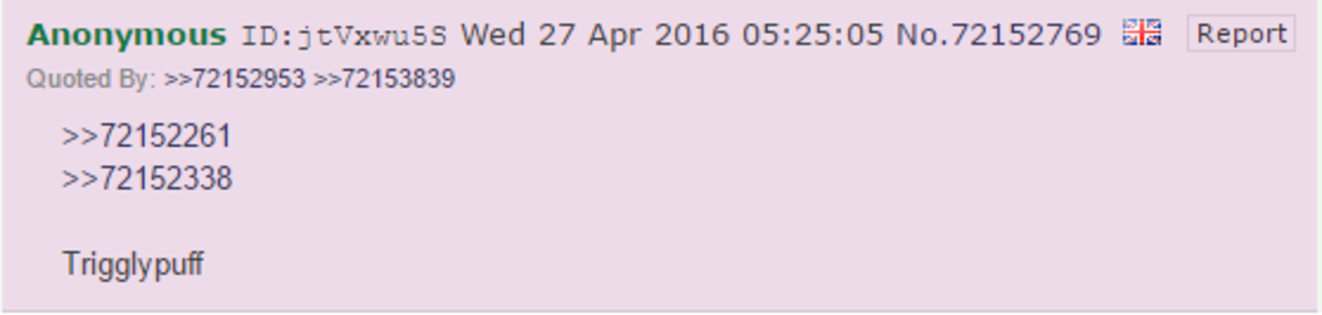 Trigglypuff first mention | Trigglypuff | Know Your Meme