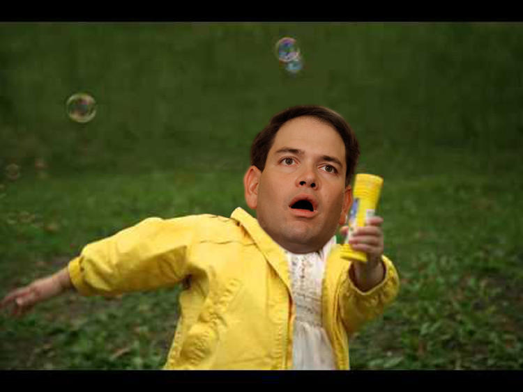 Marco Rubio the New Running Bubble Girl | Little Marco | Know Your Meme