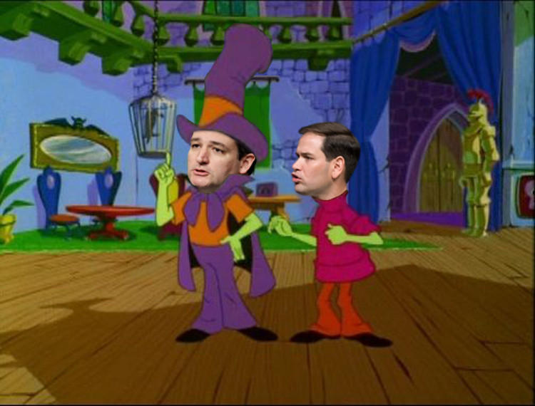 Marco Rubio and Creepy Ted Cruz aka Ratso and Batso | Little Marco ...