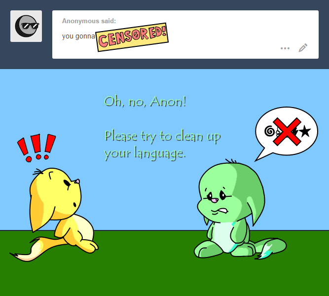 Just Ask Zynyz! - Watch Your Language | Tumblr Ask Blogs | Know Your Meme