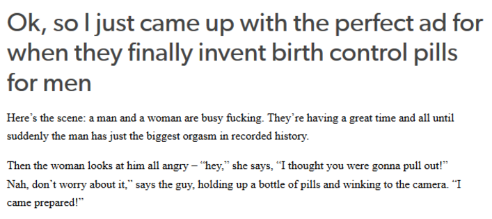 Birth control ad | Tumblr | Know Your Meme