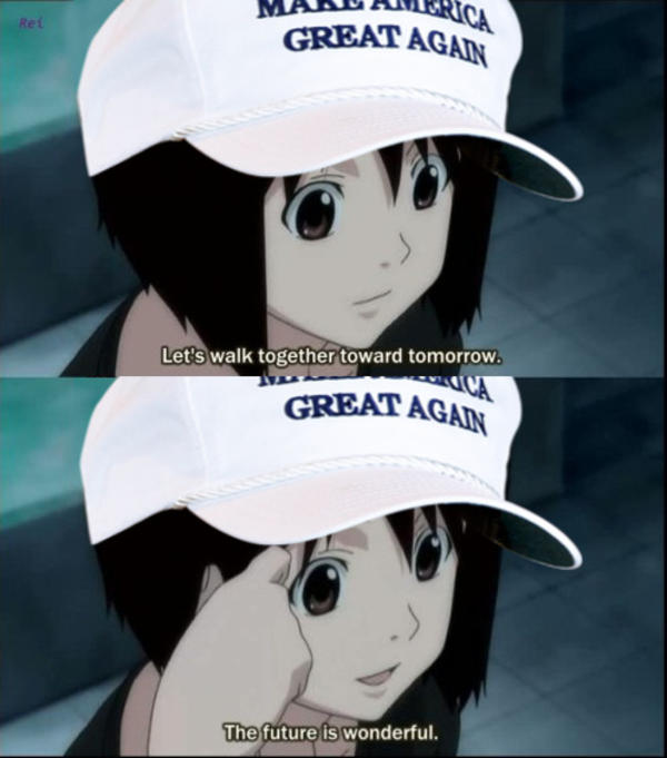 source unknown | #TrumpAnime / Rick Wilson Controversy | Know Your Meme