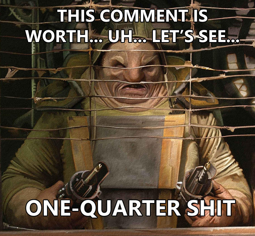 One Quarter Shit | Star Wars Episode VII: The Force Awakens | Know Your ...