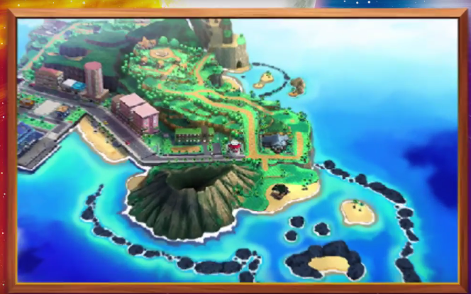 Alola Region screenshot from the trailer | Pokémon | Know Your Meme