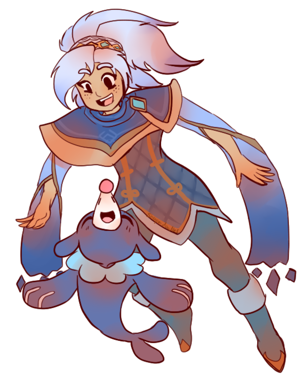 Taliyah and Popplio | Pokémon | Know Your Meme