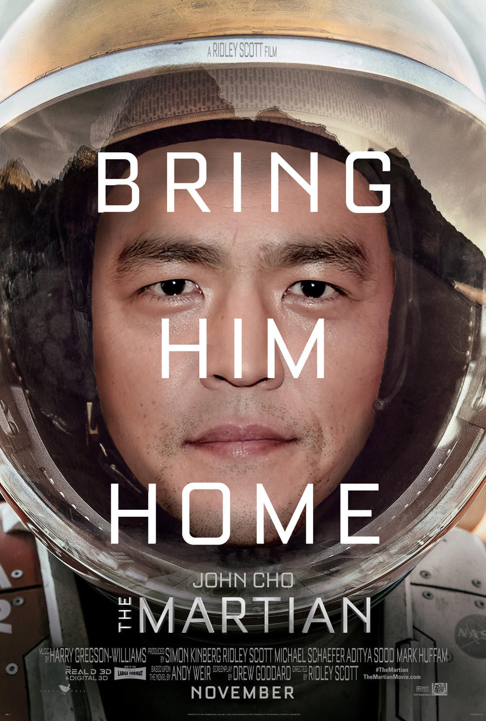 The Martian Poster | #StarringJohnCho | Know Your Meme