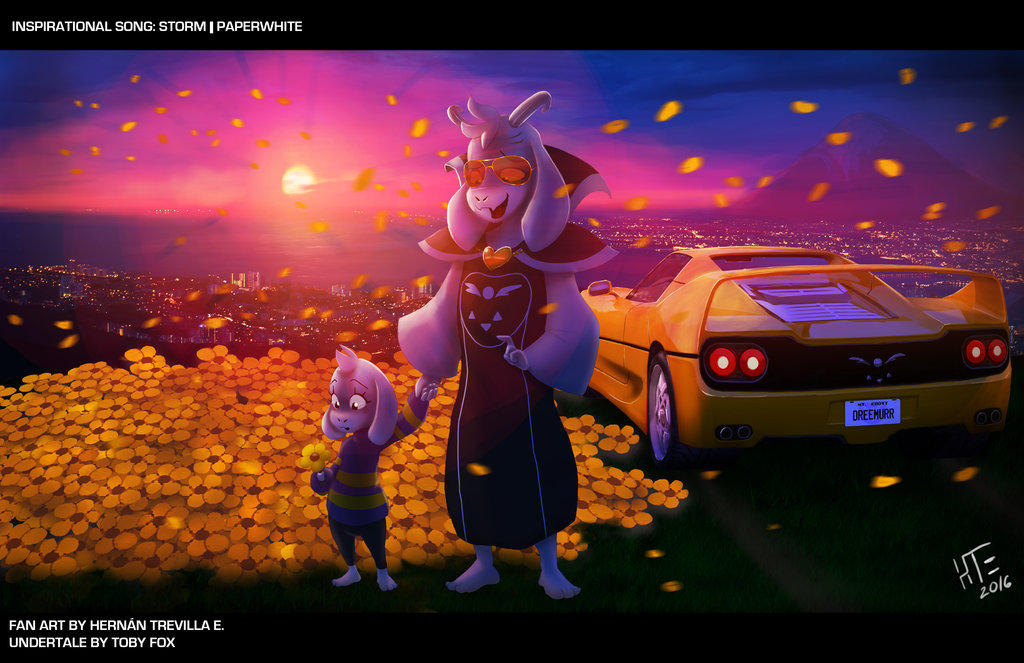 Asriel on Sunset | Undertale | Know Your Meme