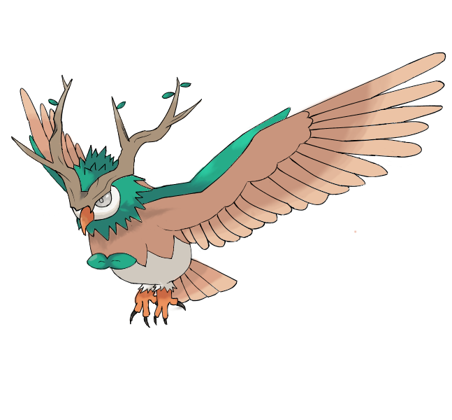 Rowlet Final Form | Fakemon | Know Your Meme
